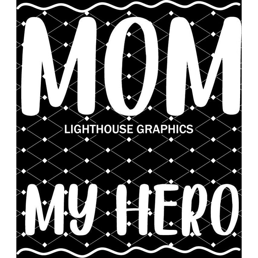 My Hero - White – Lighthouse Graphics LLC